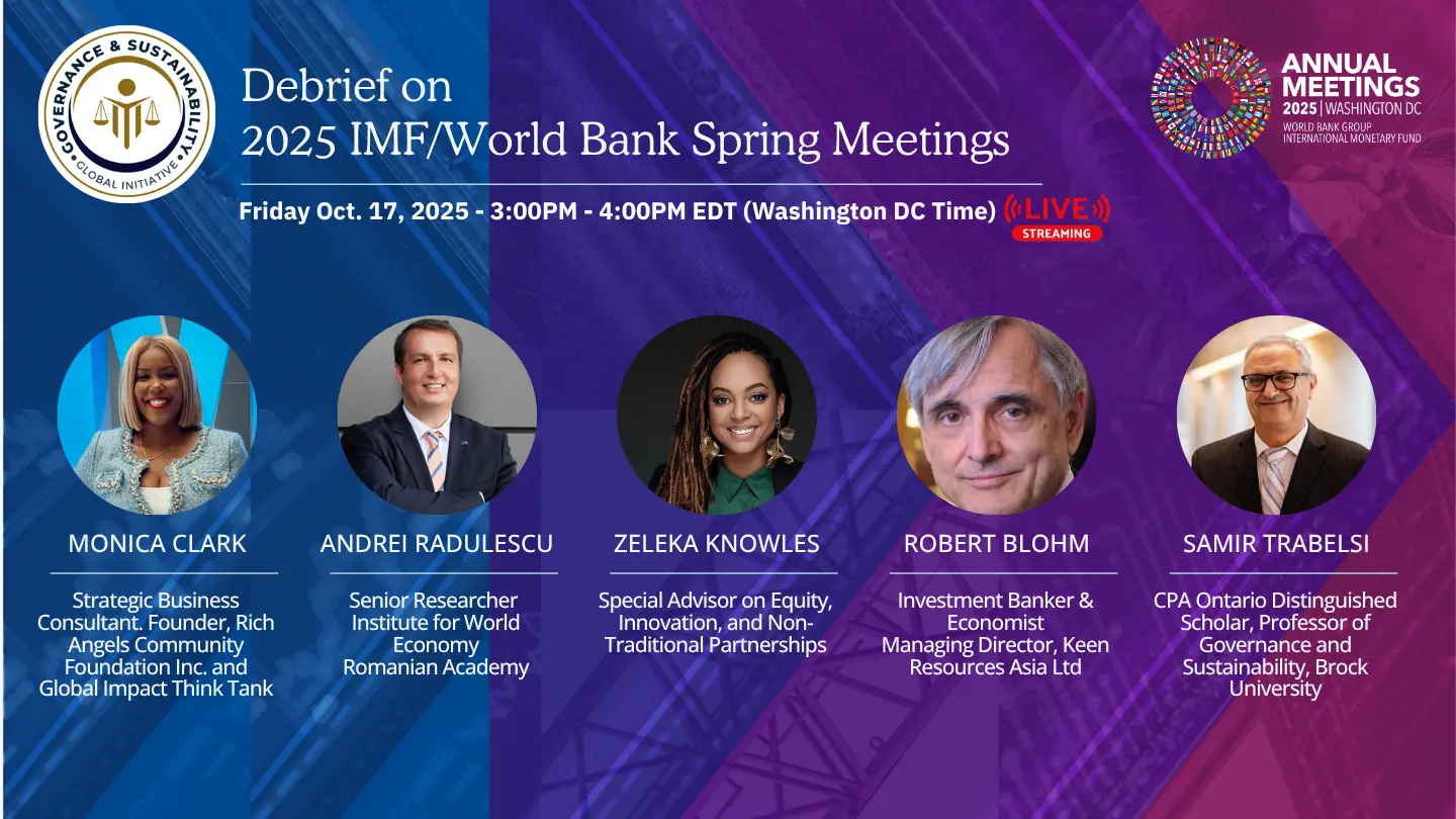 Debrief on 2025 IMF/World Bank Group Annual Meetings